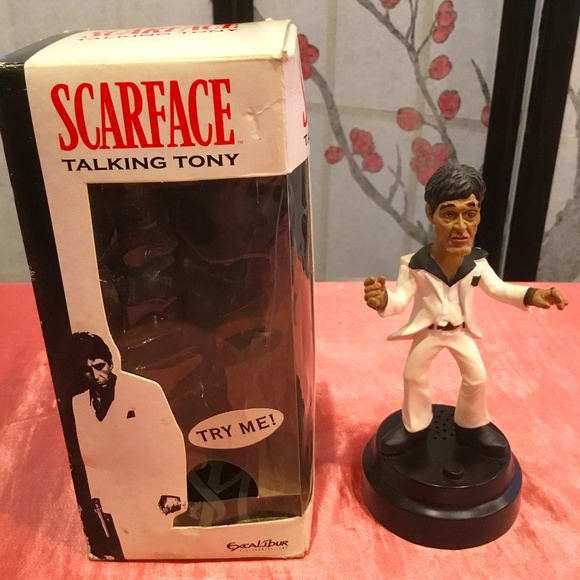 Excalibur | Toys | Scarface Talking Tony Figure Excalibur Model Sf2 ...